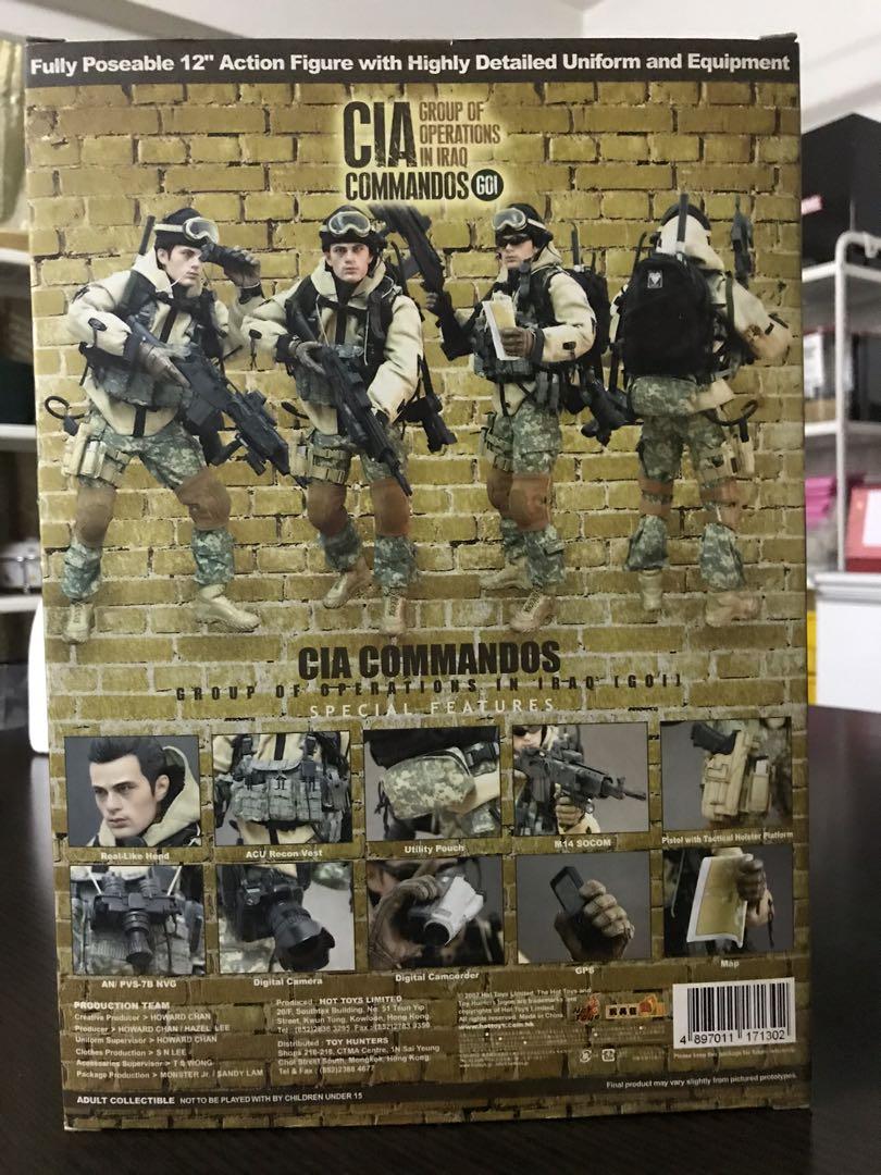 Hot Toys 1/6 Soldier - CIA Commandos Group Of Operations In Iraq (GOI ...