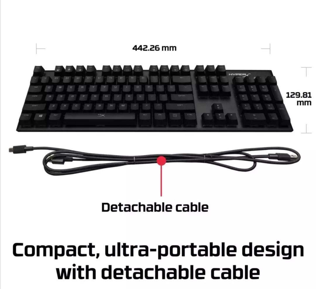 HyperX Alloy FPS RGB Mechanical Gaming Keyboard, Video Gaming, Gaming ...