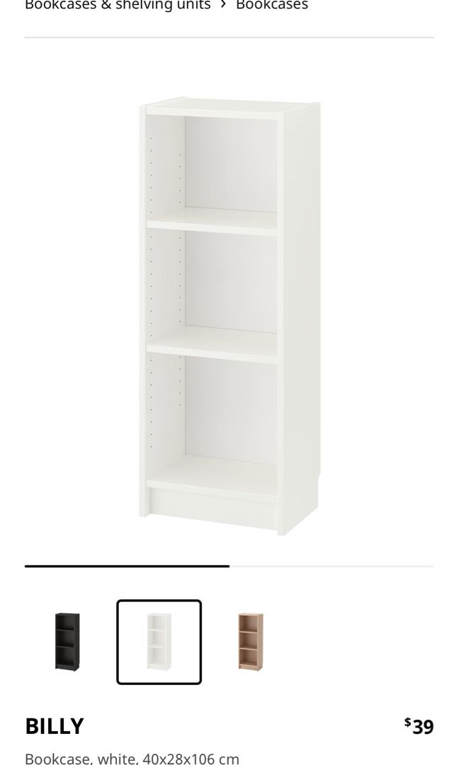 IKEA Billy bookcase,shelves, Furniture & Home Living, Furniture ...