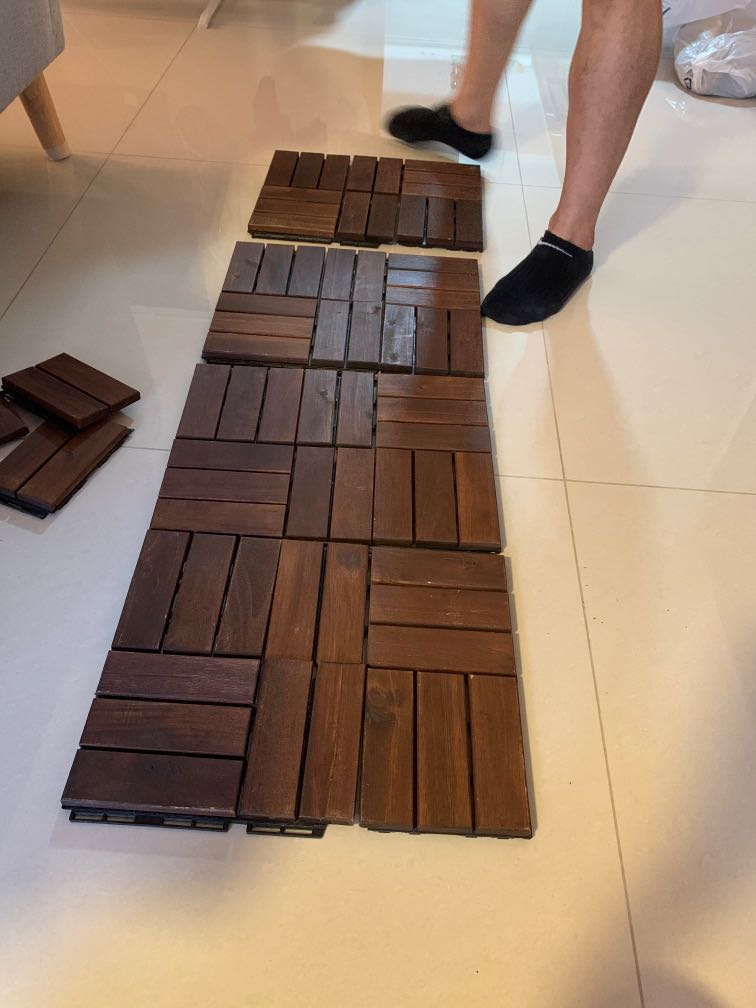 Ikea Runnen Tiles, Furniture & Home Living, Furniture, Tables & Sets on ...