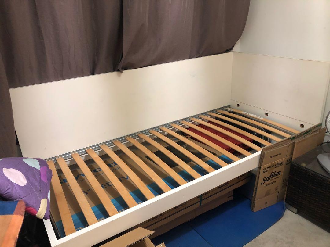 Ikea Single Bed Frame, Furniture & Home Living, Furniture, Bed Frames ...