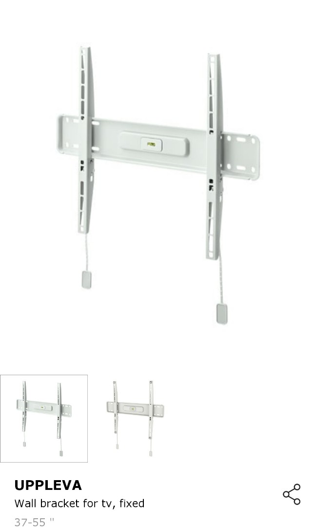 IKEA UPPLEVA TV mount for 37-55", Furniture & Home Living, Furniture ...