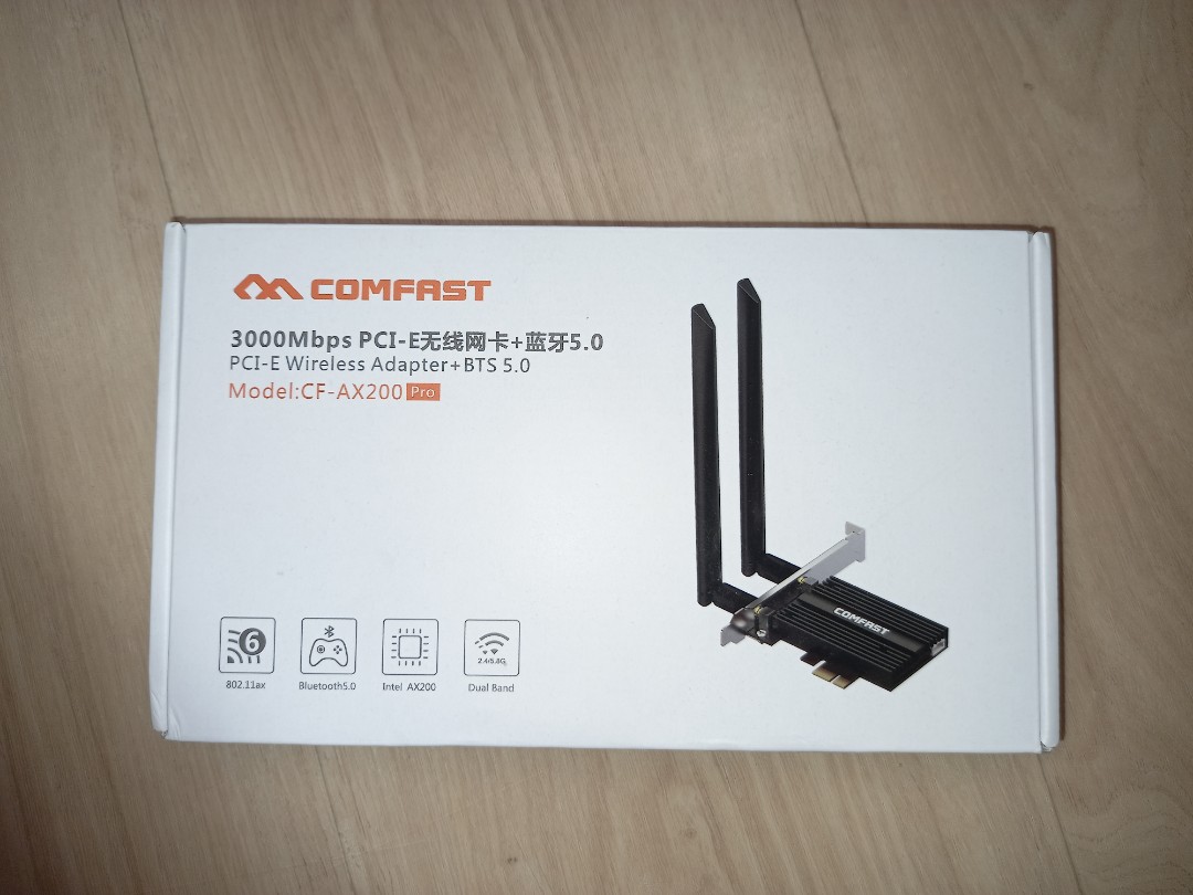 Intel AX200 pro wifi 6 card with bluetooth 5.0, Computers & Tech, Parts ...