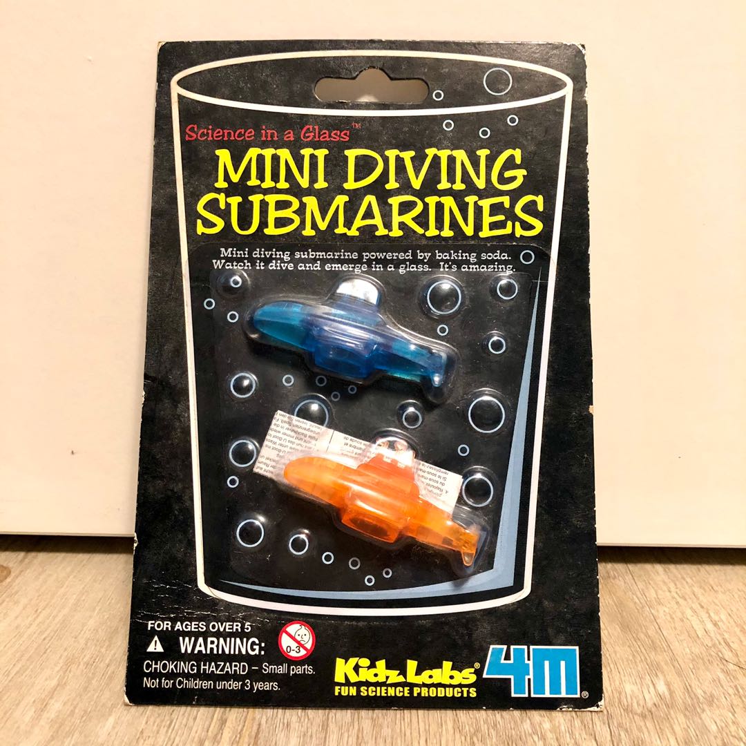 Kidzlab Mini Diving Submarines - Science water toys, Toys & Games ...