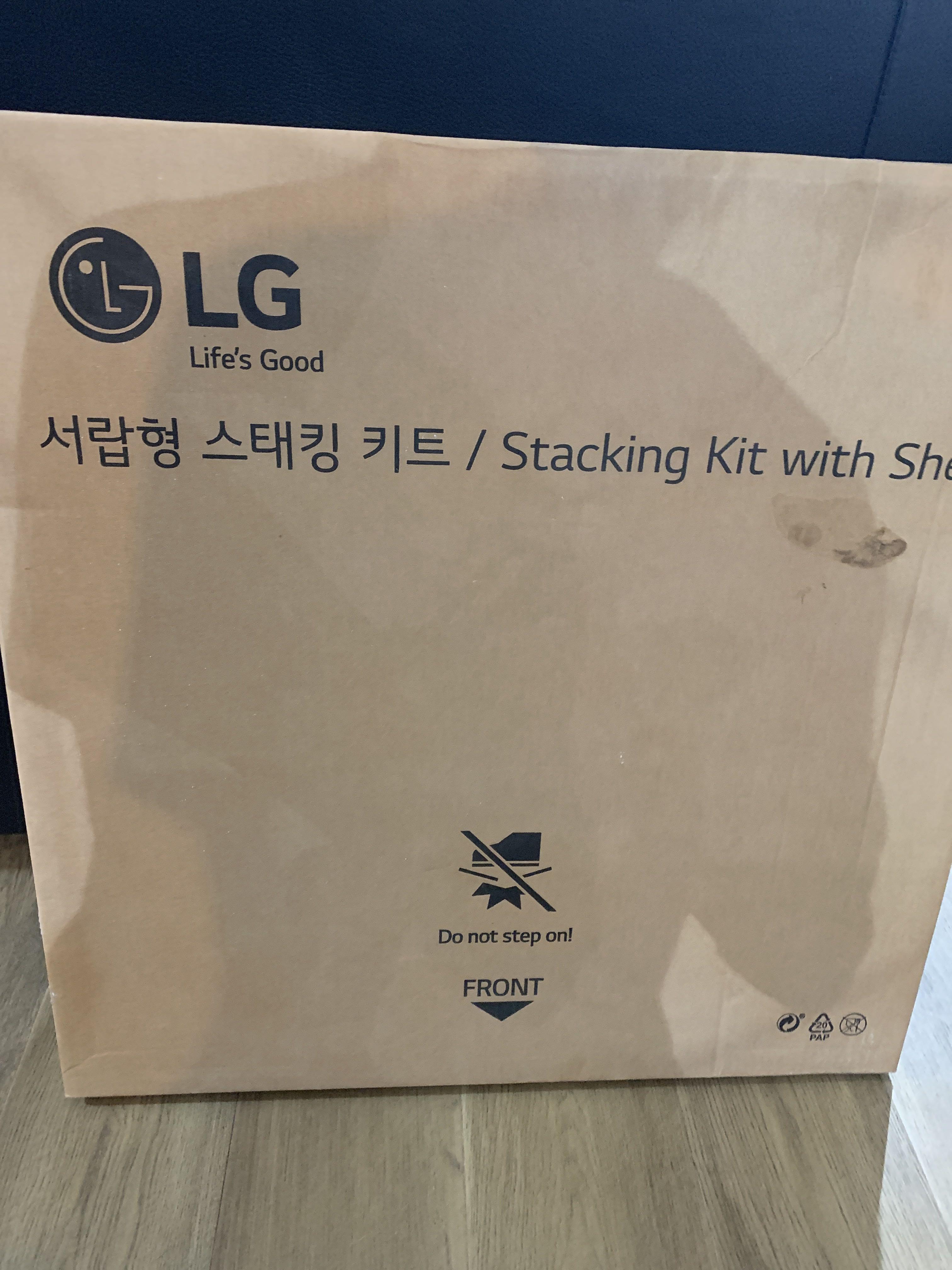 LG stacking kit for washer and dryer, TV & Home Appliances, Washing ...