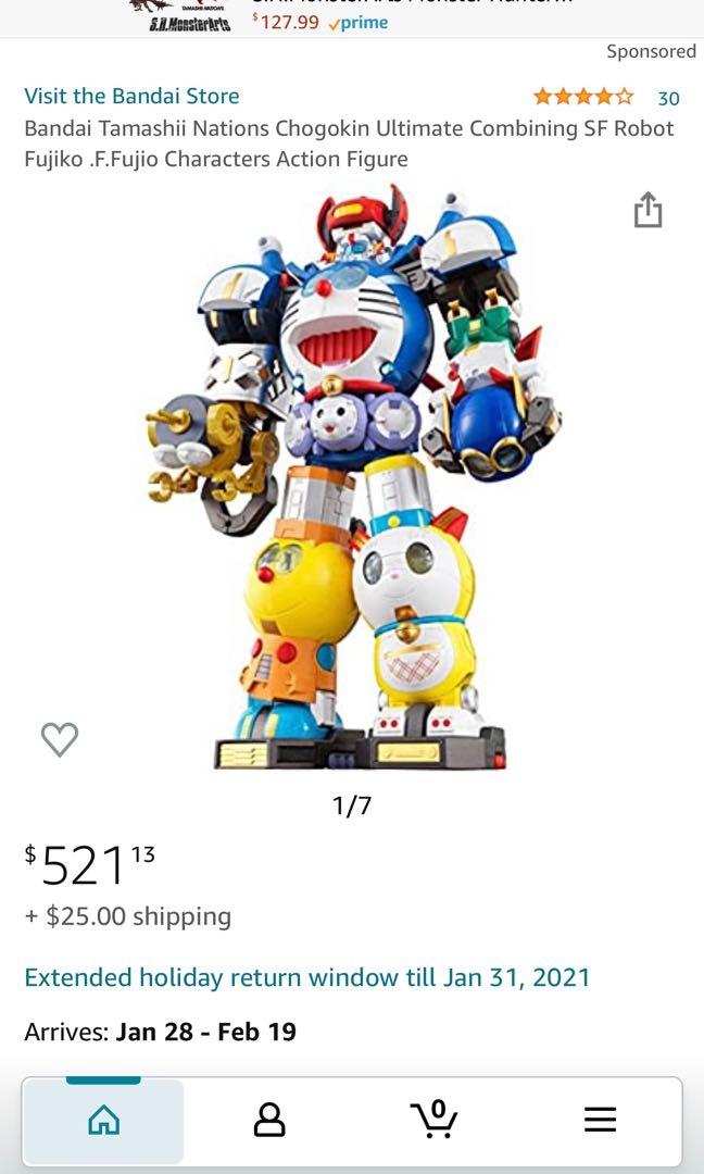 Chogokin SF Robot Fujiko, Mega Doraemon SF Robot Set, Limited Edition ...