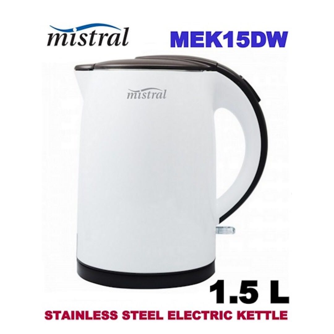 Mistral Kettle MEK15DW, TV & Home Appliances, Kitchen Appliances ...