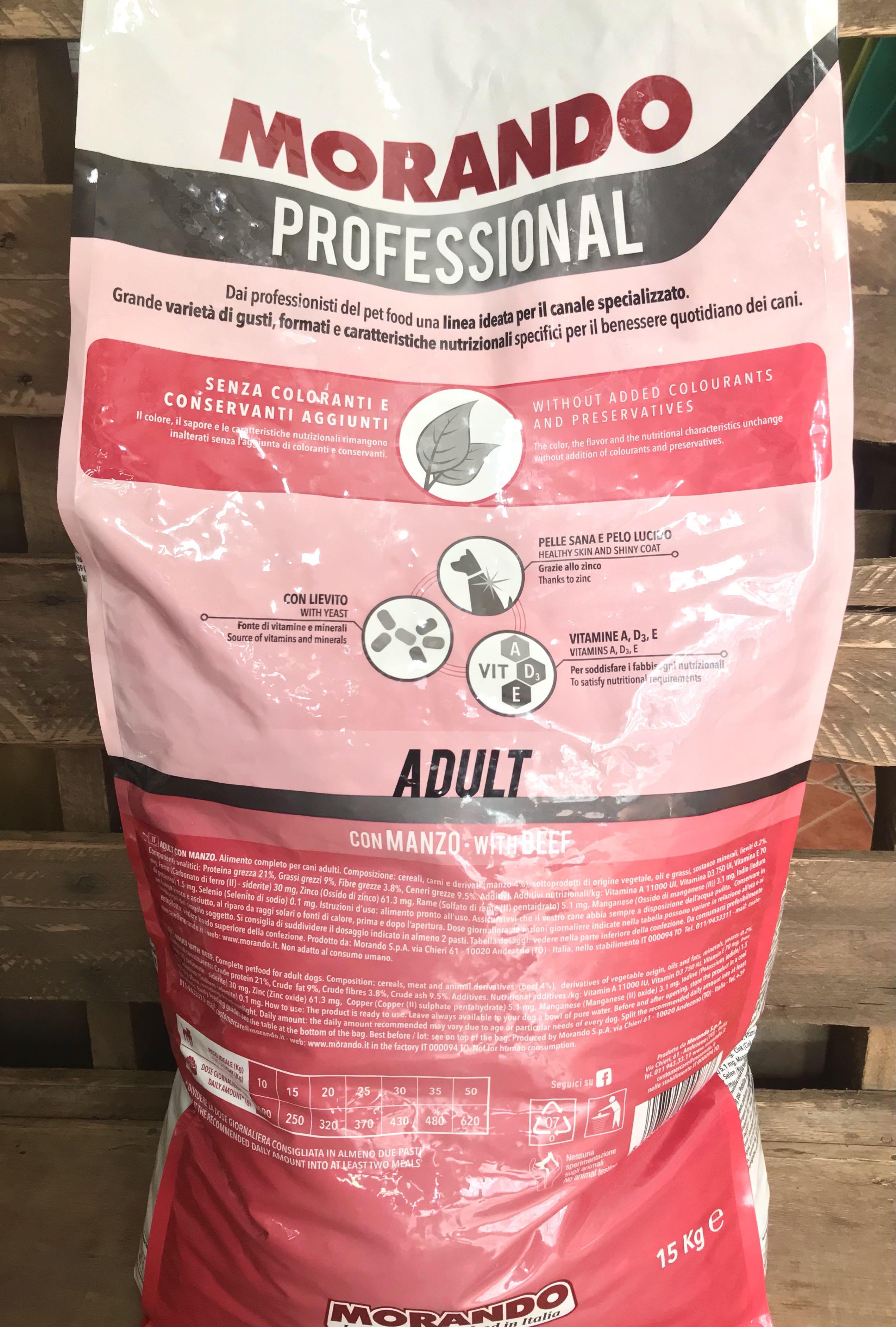 Morando Migliorcane Miglior Cane Beef Adult Dog Food, Pet Supplies, Pet ...