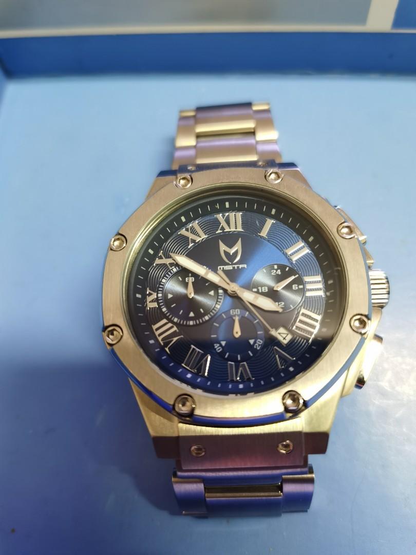 MSTR Meister Ambassador Luxury Watch Chronograph Seiko Movement, Men's ...