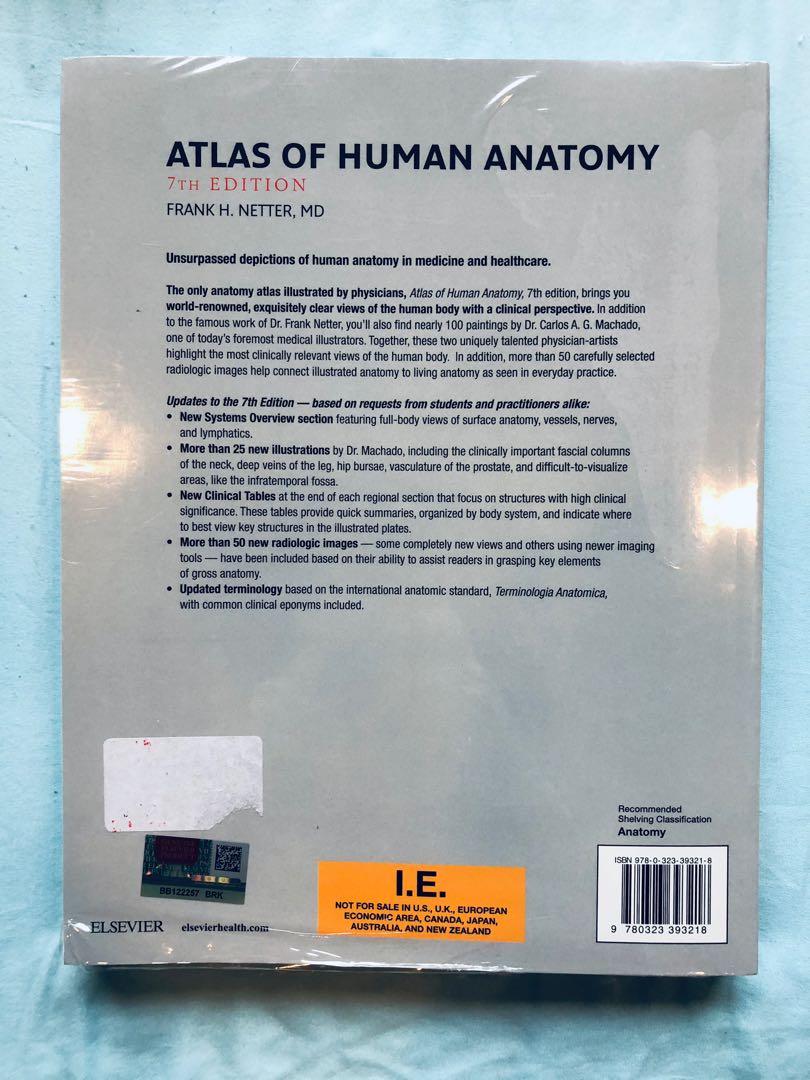 Netter's Atlas of Human Anatomy 7th Ed, BRAND NEW, Books & Stationery ...