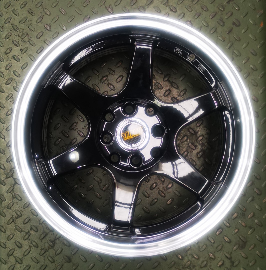 New 16" TE37 Rims, Car Accessories, Tyres & Rims on Carousell