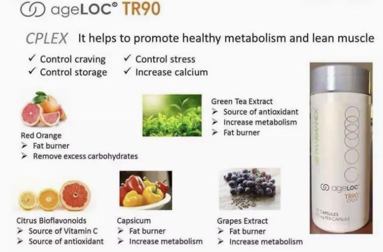 Nuskin tr90 control & complex, Health & Nutrition, Health Supplements ...