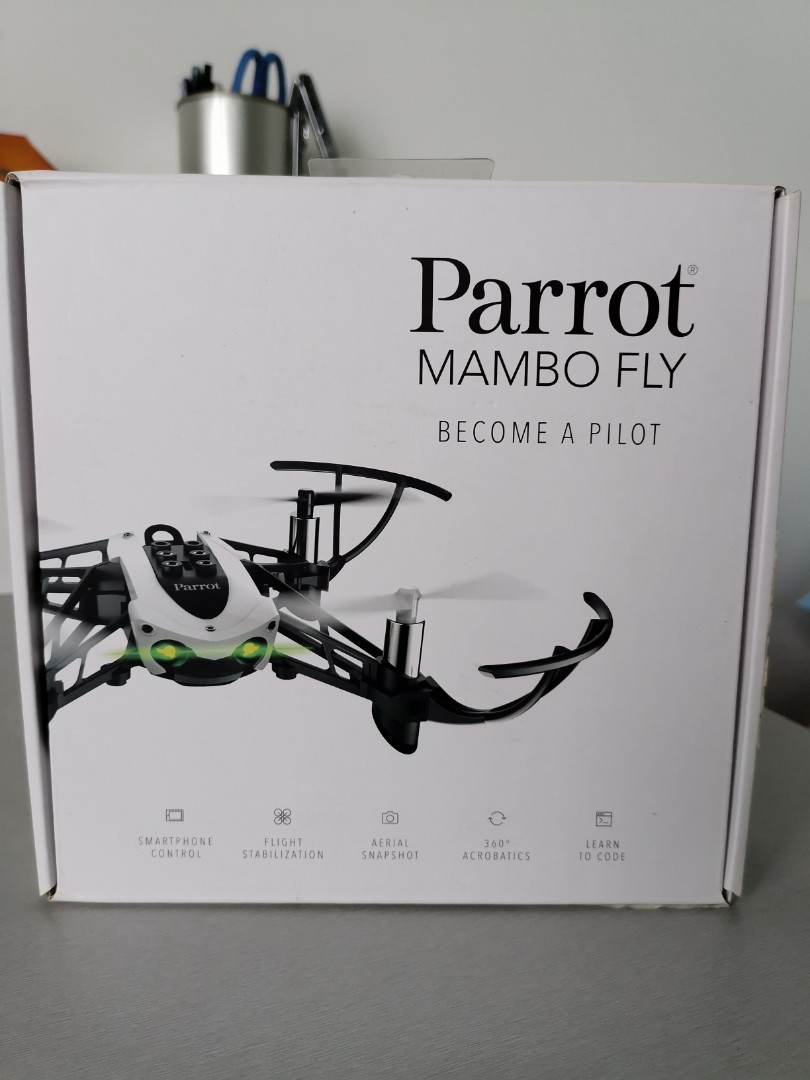 Parrot mambo fly drone, Photography, Drones on Carousell