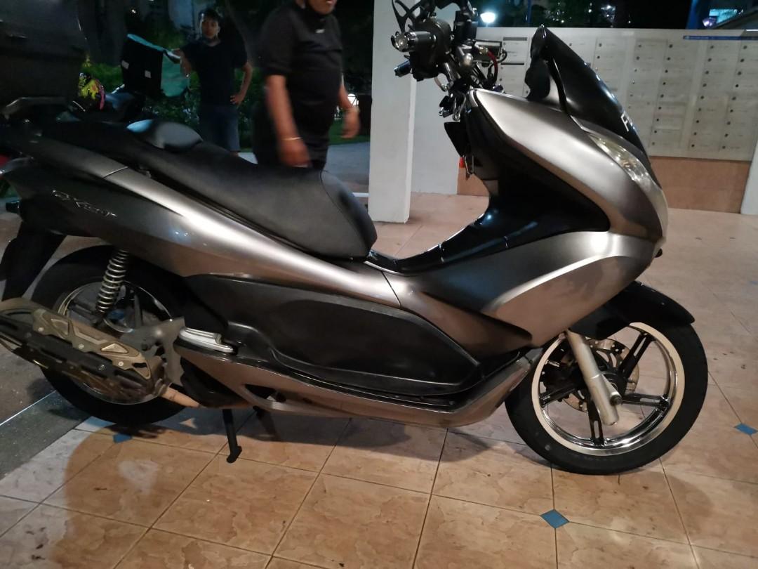 Pcx rim wrapping, Motorcycles, Motorcycle Apparel on Carousell