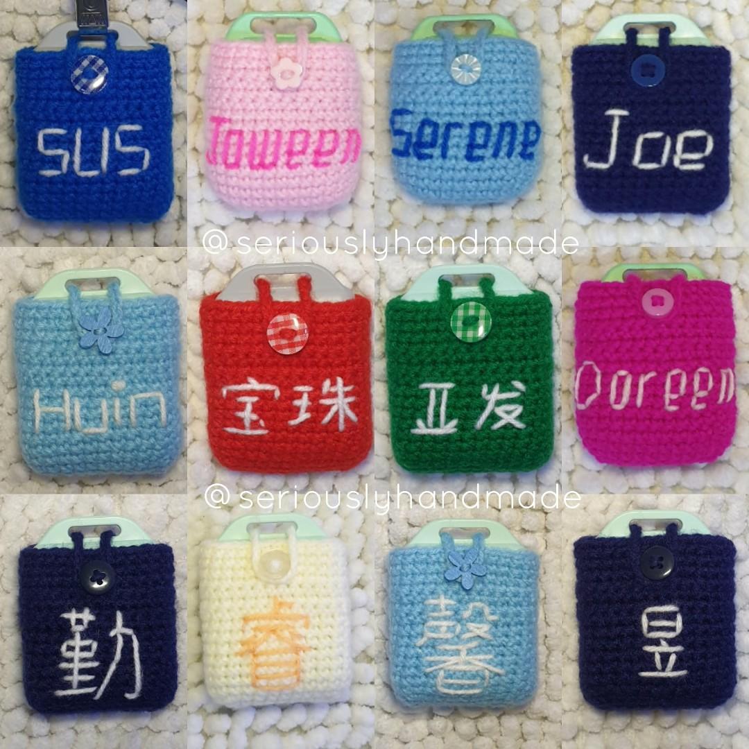 Personalized Crochet Trace Together Token Case / Cover for all 4 token ...
