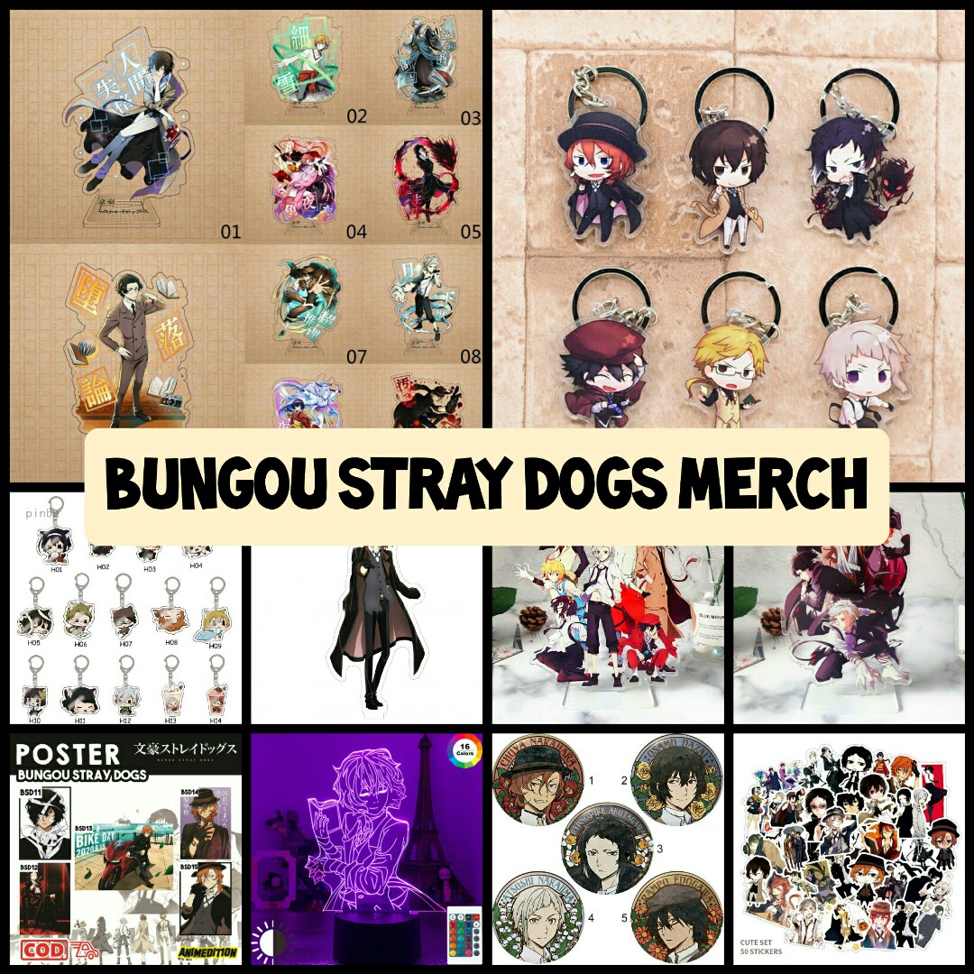 [PO] Bungou Stray Dogs bungo stray dogs BSD anime merch stand standee ...