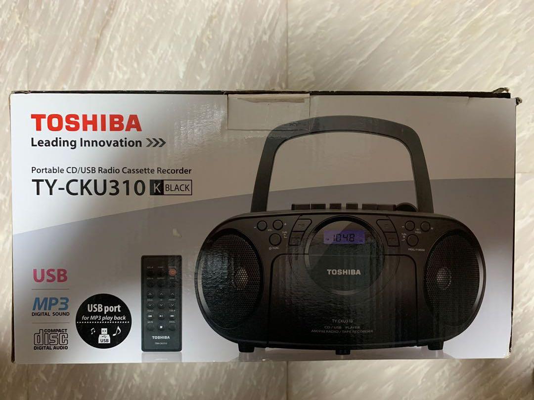 Portable CD/USB Radio Cassette Recorder, Audio, Portable Music Players ...