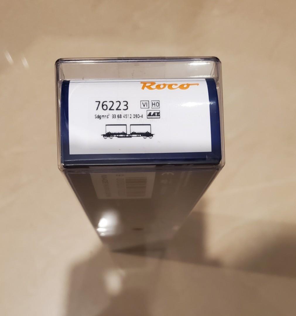 ROCO 76223 HO H0 Carro Intermodale DSB Con Semirimorchio TRANSPED, 興趣及 ...