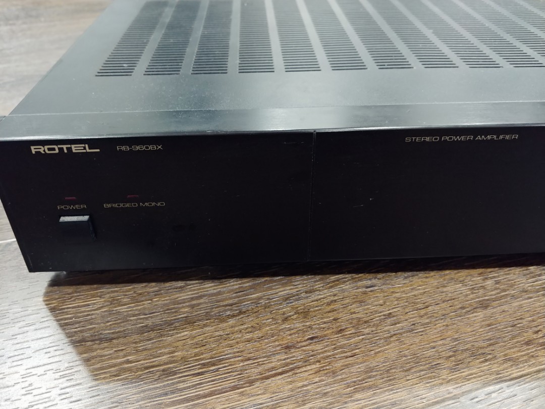 Vintage Rotel rb-960bx stereo power amplifier, Electronics, Audio on ...