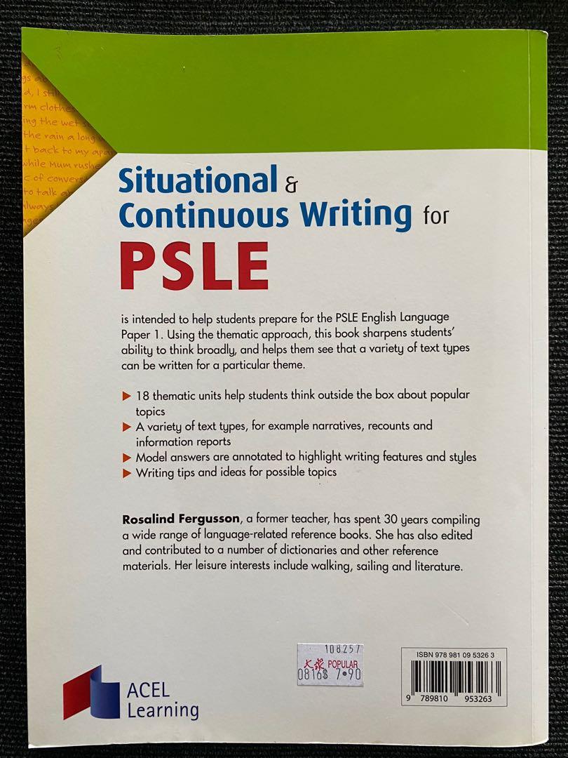 Situational & Continuous Writing for PSLE, Hobbies & Toys, Books ...