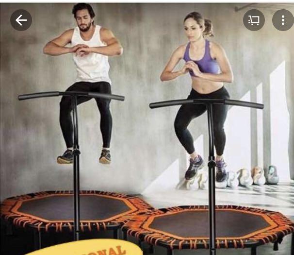 Trampolin Mini for HDB height, Sports Equipment, Exercise & Fitness ...