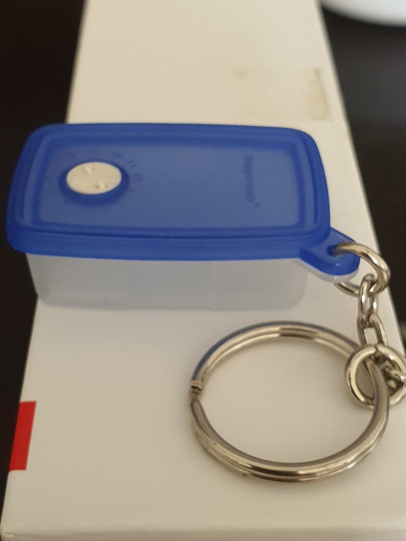 Tupperware container keychain, Furniture & Home Living, Home Decor ...