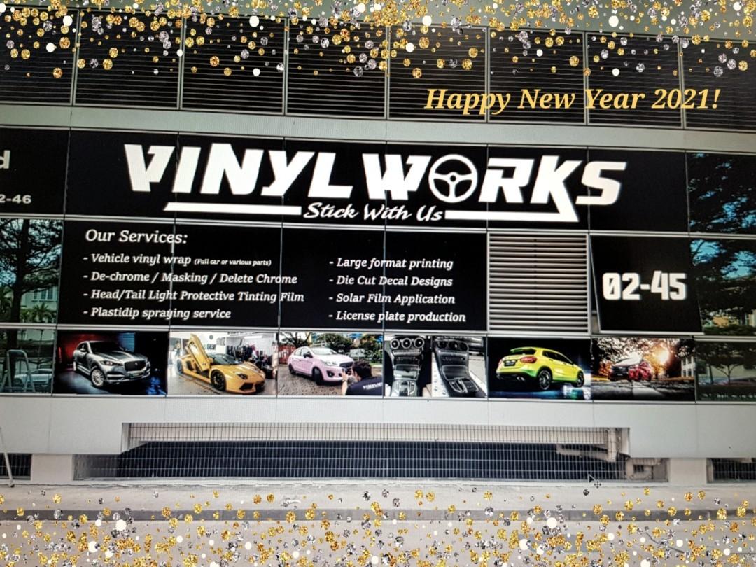 Vehicle Vinyl Sticker Application Services Workshop, Car Accessories ...