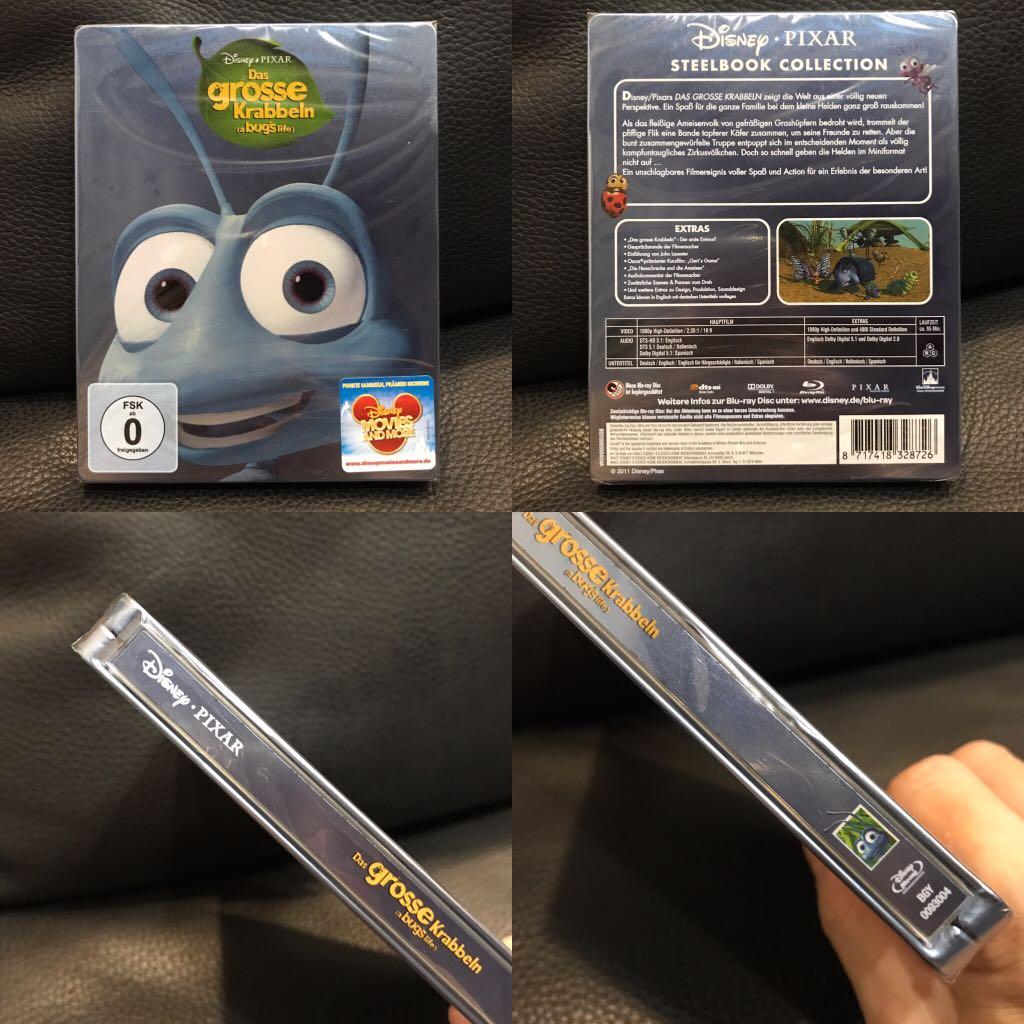 [STEELBOOK PRICES REDUCED] Disney PIXAR Blu-ray Steelbooks Monsters Inc ...