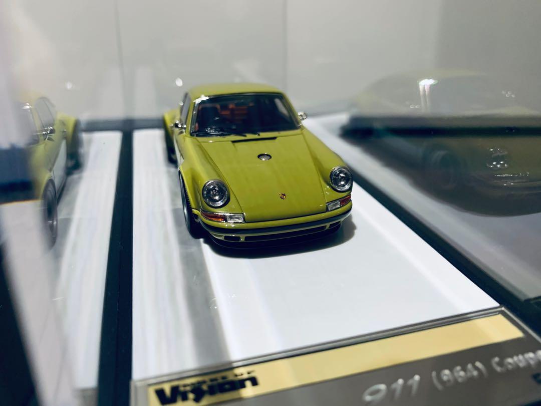 [限量 50] 1/43 Makeup Eidolon Vision Porsche Singer Olive Green 保時捷 橄欖綠 ...