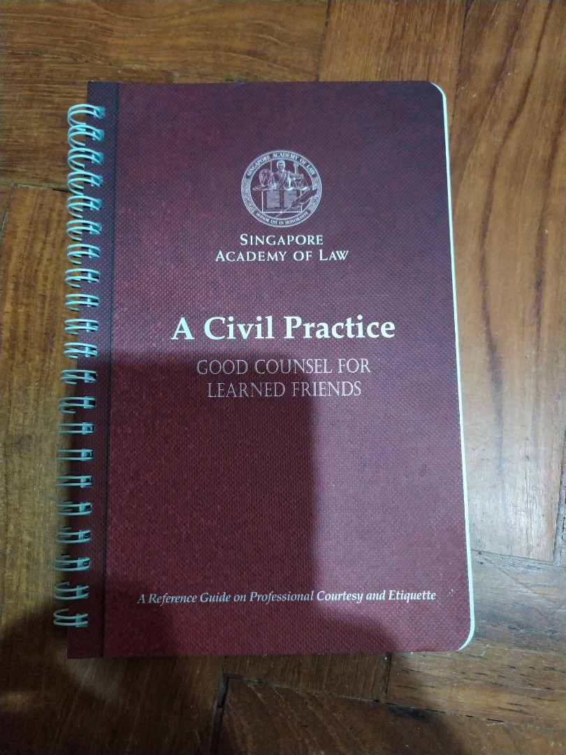 A Civil Practice - Good Counsel for learned Friends, Hobbies & Toys ...