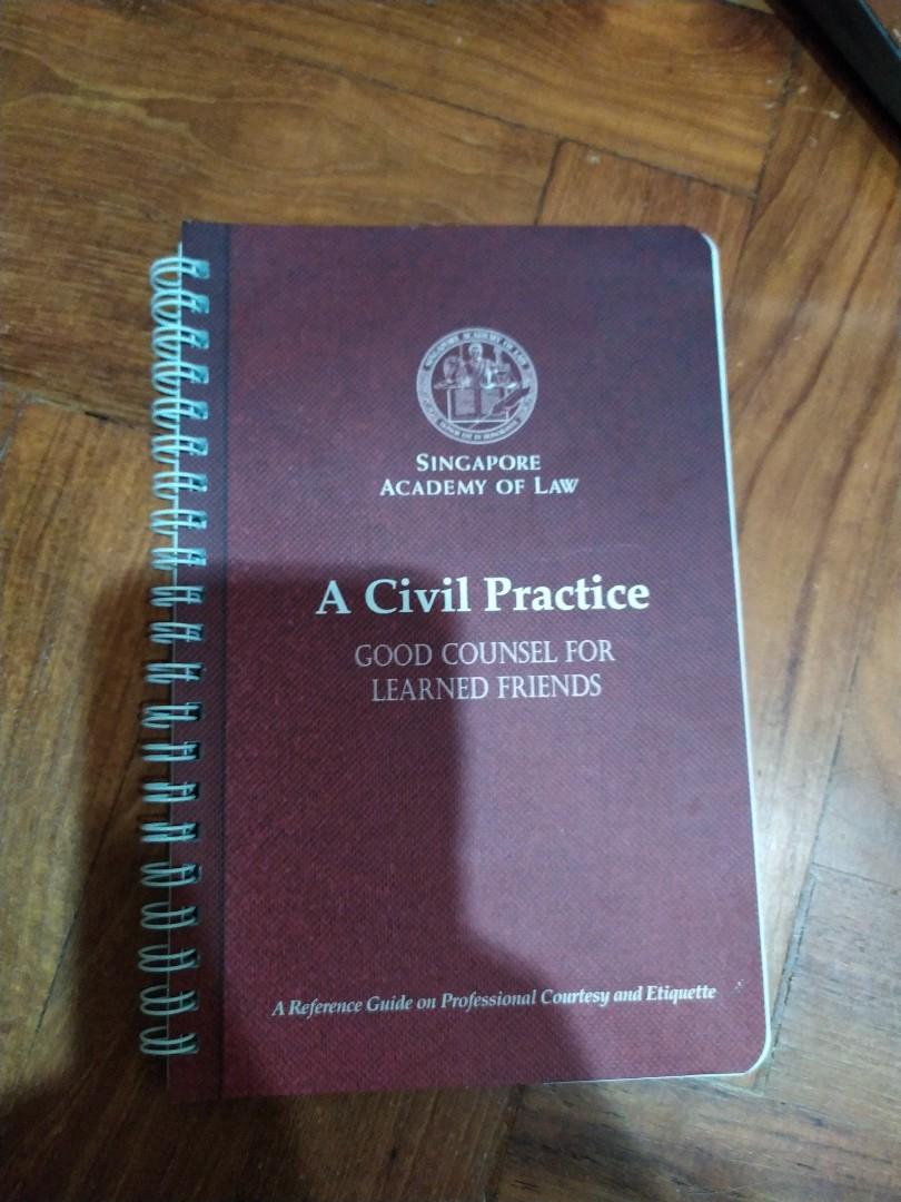 A Civil Practice - Good Counsel for learned Friends, Hobbies & Toys ...
