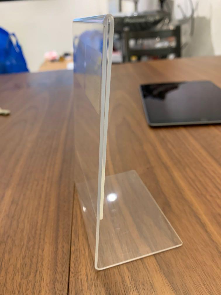 Acrylic L shape frame, Hobbies & Toys, Stationary & Craft, Craft ...