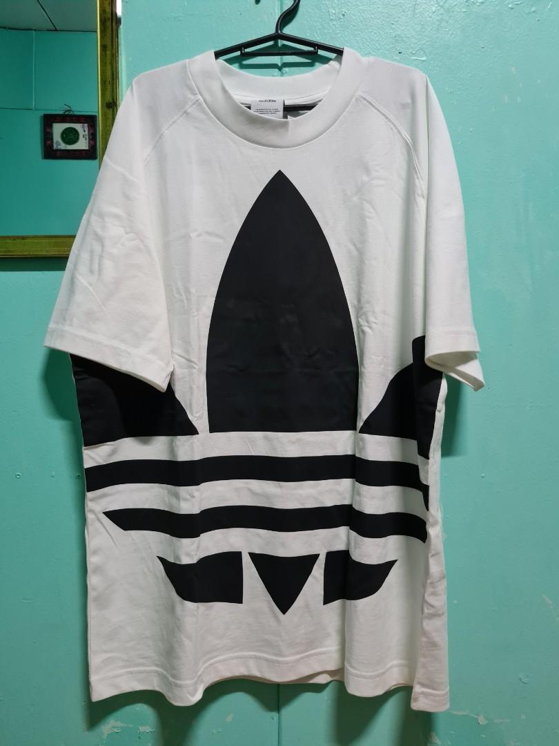 Adidas Men's BG Trefoil Tee White, Men's Fashion, Activewear on Carousell