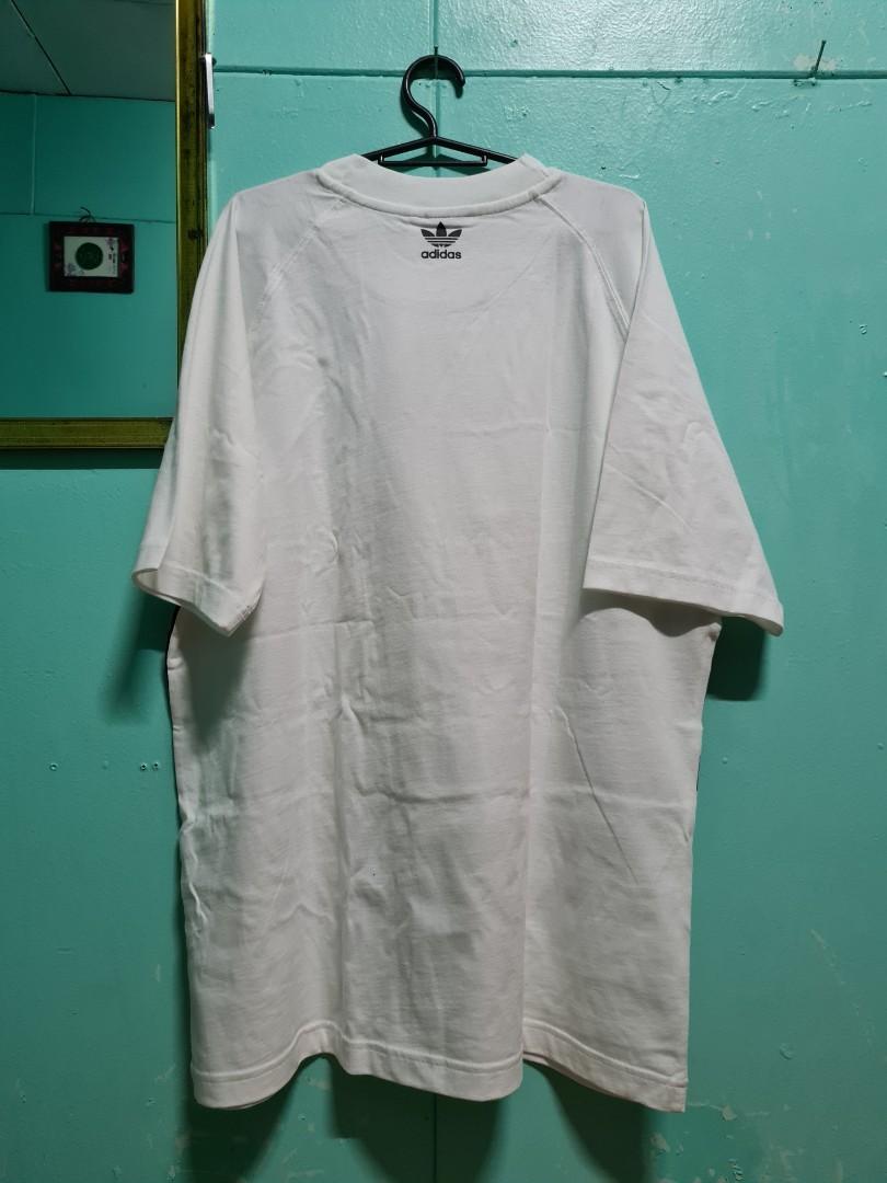 Adidas Men's BG Trefoil Tee White, Men's Fashion, Activewear on Carousell