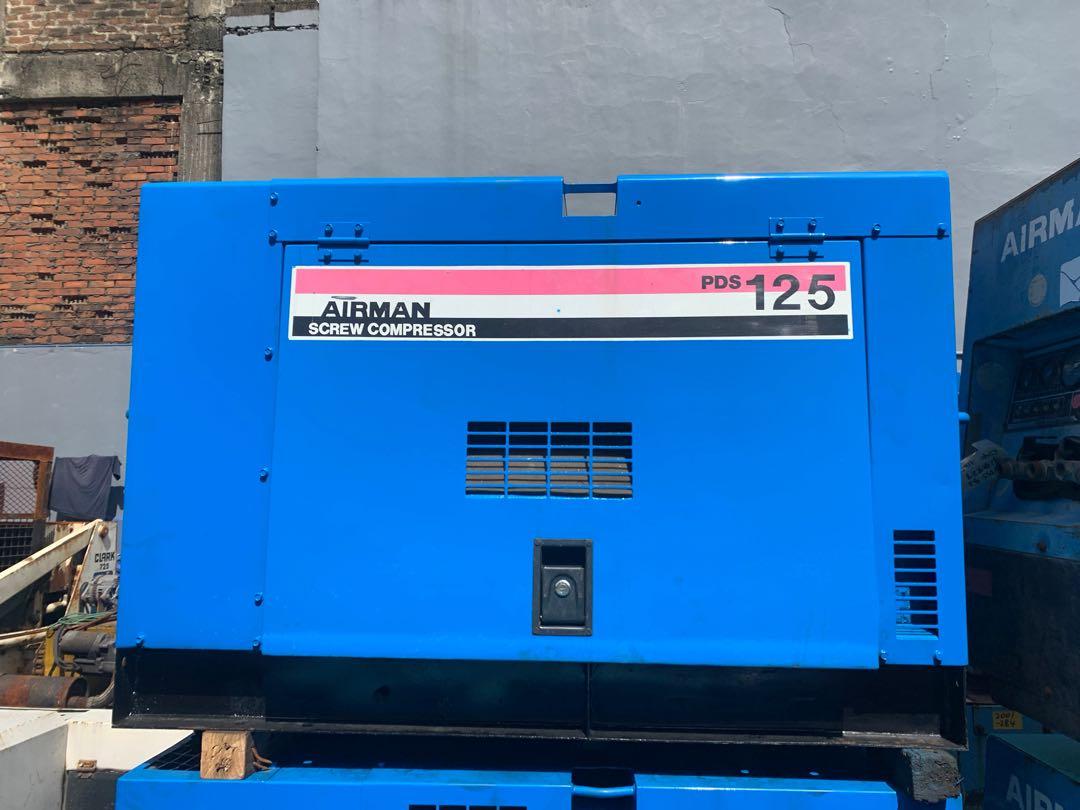 Airman 125 cfm Compressor, Commercial & Industrial, Construction ...