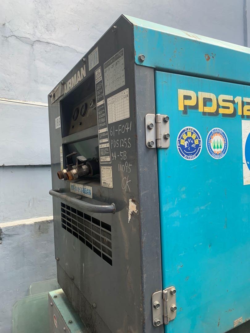 Airman 125 cfm Compressor, Commercial & Industrial, Construction ...