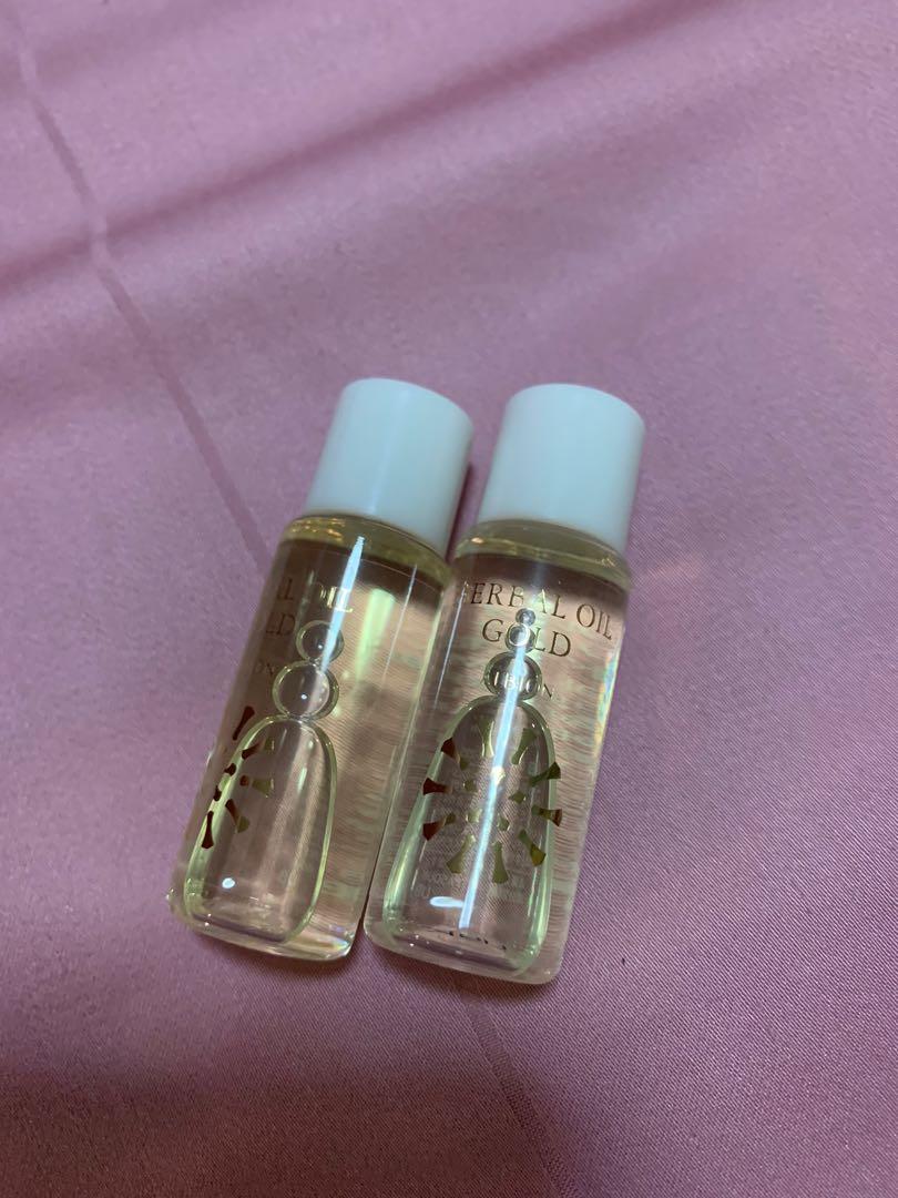 Albion Herbal Oil Gold (Miniature size), Health & Nutrition, Health ...