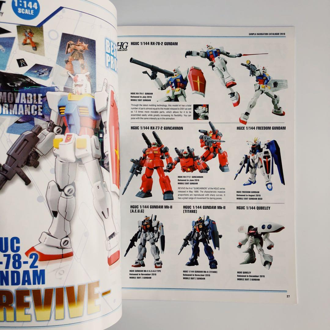 Bandai Gunpla Navigation Catalogue 2016 Gundam, Hobbies & Toys, Books ...