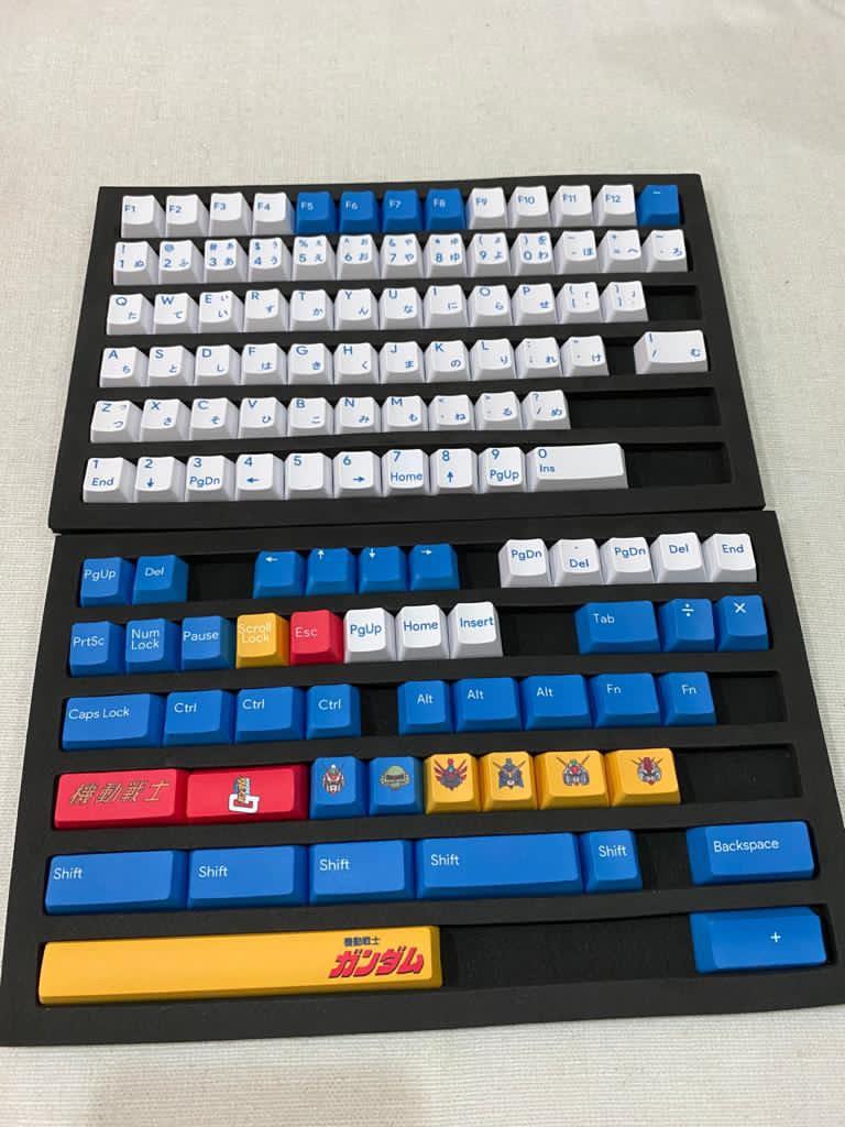 [INSTOCK] Blue & Yellow theme Keycap/ Antidote Keycap set/ PBT material ...