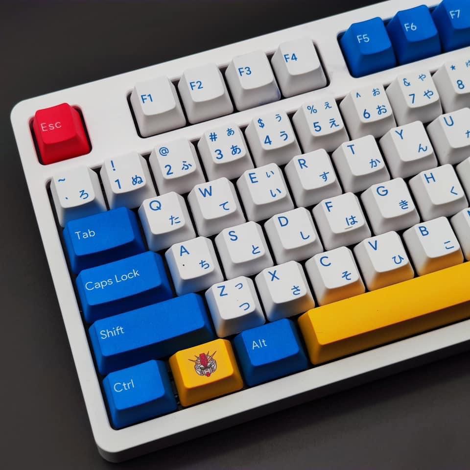 [INSTOCK] Blue & Yellow theme Keycap/ Antidote Keycap set/ PBT material ...