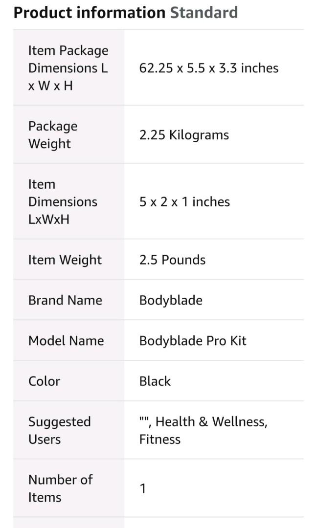 BodyBlade Pro, Sports Equipment, Exercise & Fitness, Toning ...