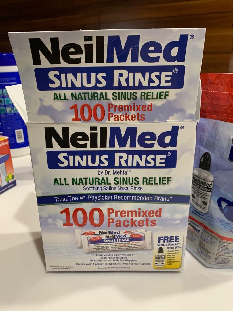 Brand New Balance NeilMed Sinus Rinse Premixed Packets, Health ...