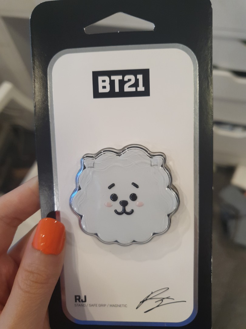 BT21 official Rj griptok, Hobbies & Toys, Memorabilia & Collectibles, K ...
