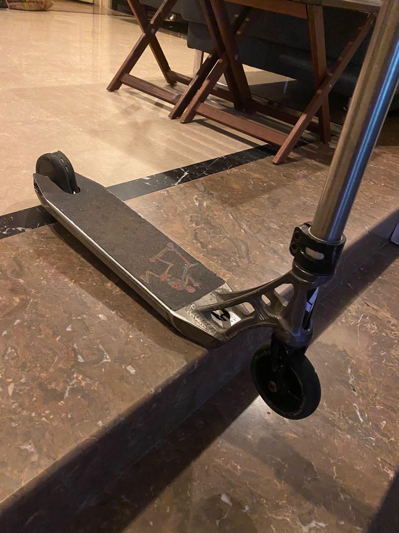 Custom stunt scooter with pandemonium deck and titanium bars, Sports ...