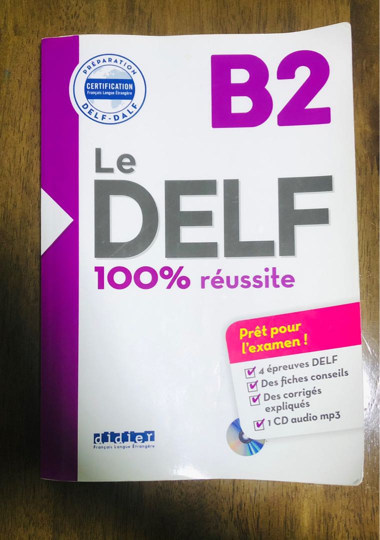 DELF B2 Exam Prep Book (2020) CD included, Hobbies & Toys, Books ...