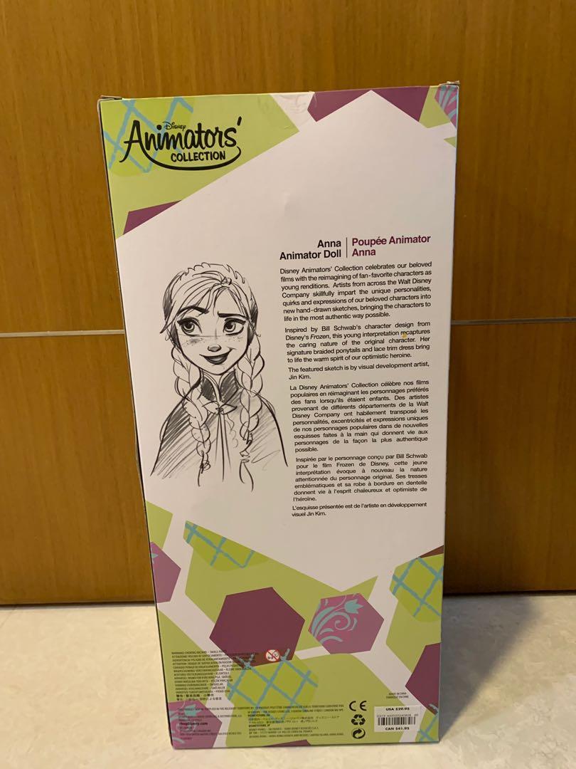 Disney Animators Collection Frozen Anna Animator Doll, Hobbies & Toys ...