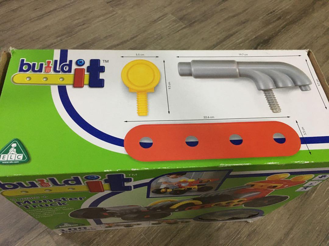 Elc build it monster truck 100+ pieces, Hobbies & Toys, Toys & Games on ...