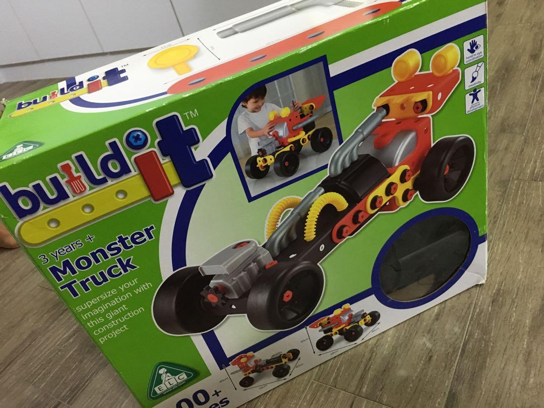 Elc build it monster truck 100+ pieces, Hobbies & Toys, Toys & Games on ...