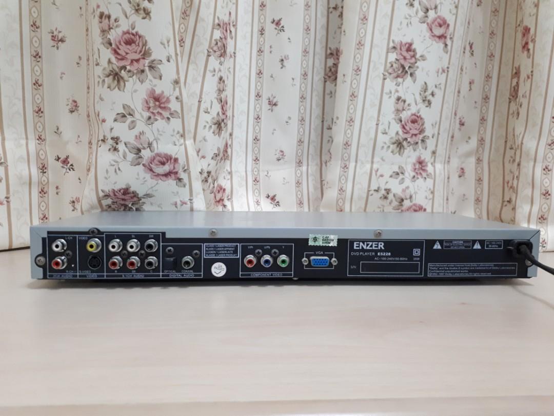 Enzer E5228 DVD Player(Faulty), TV & Home Appliances, TV ...