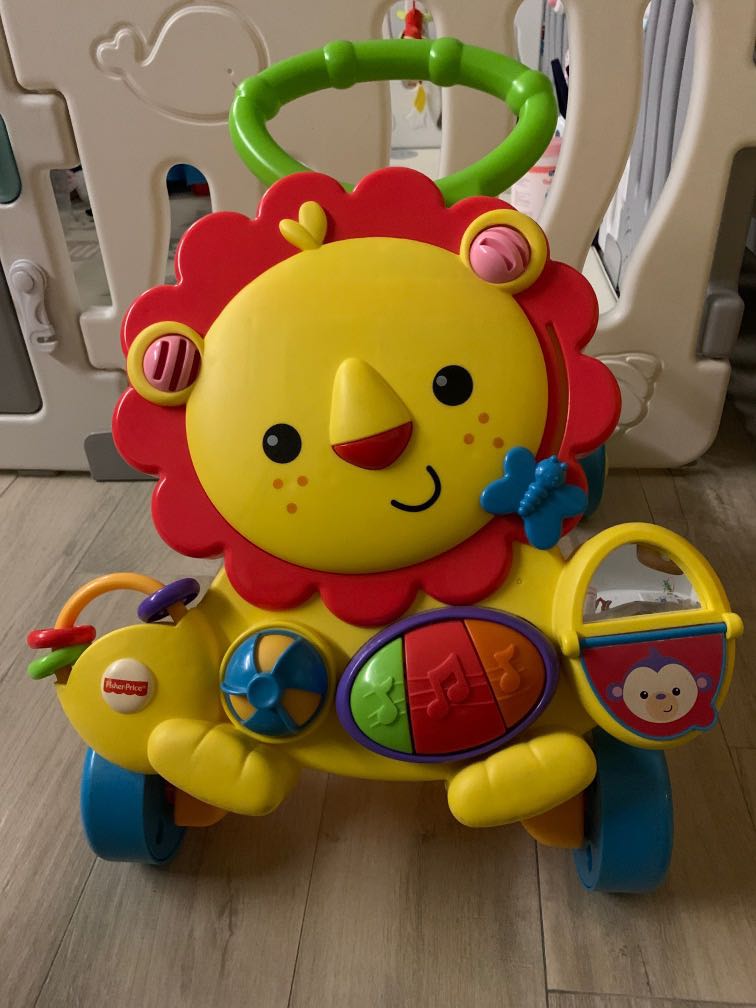 Fisher Price Lion Walker, Babies & Kids, Toys & Walkers on Carousell